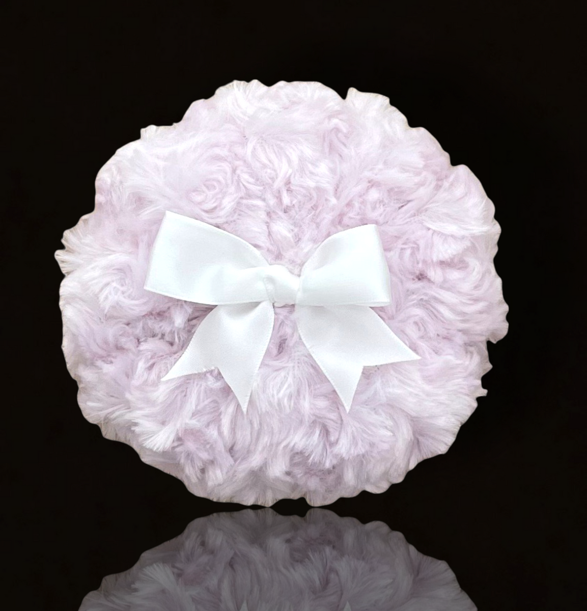 Body Dusting Powder Puff Applicator - Large 5" - Pink Rose Made in USA ...