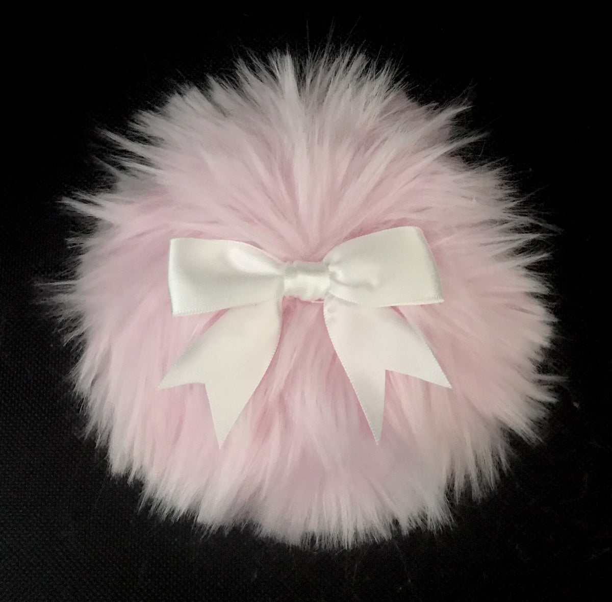 Powder Puff Applicator - Large 5" - Pink Faux Fur - Made in USA – Luxe ...